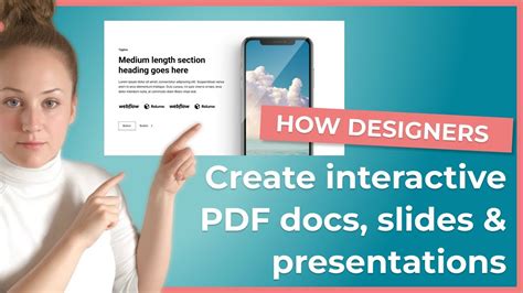 How Designers Create Interactive PDF S Slides Presentations YouTube