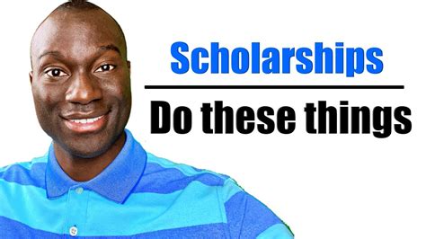 Increase Your Chances Of Securing A Scholarship For Training YouTube