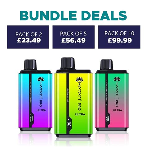 Hayati Pro Ultra 15000 Puffs Disposable Vape Starting At £699