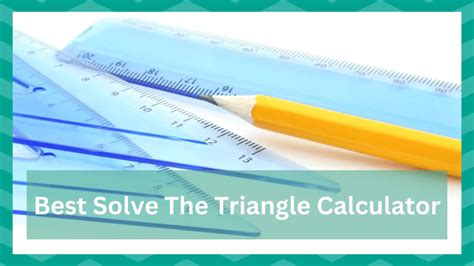 5 Best Solve The Triangle Calculator Jscalc Blog