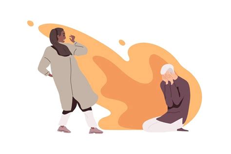 심리학 개념입니다 사람은 우울증에 시달리고 사람들에게 부정적인 기분을 퍼뜨립니다 정신 장애가 있는 불행하고 우울한 접근하기