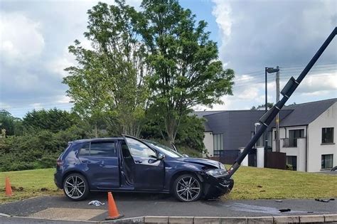 Three Arrests After Car Crashes Into Lisburn School Grounds Belfast Live