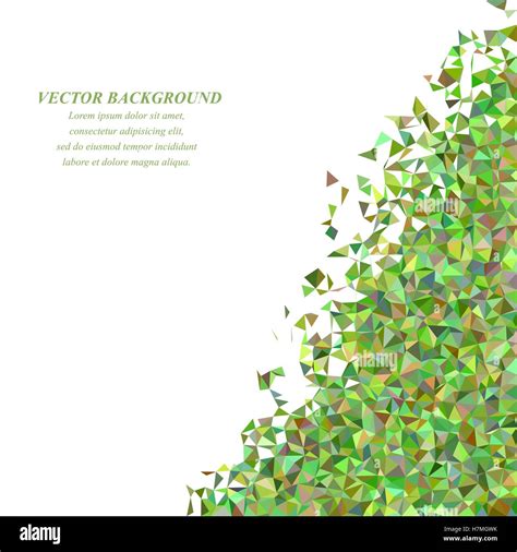 Irregular Triangle Mosaic Background Design Stock Vector Image And Art Alamy