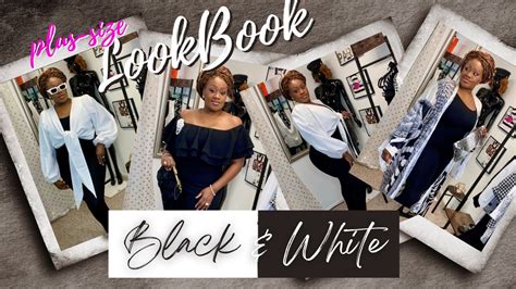 Black And White Lookbook Plus Size Fashion Ideas Starpollyanna