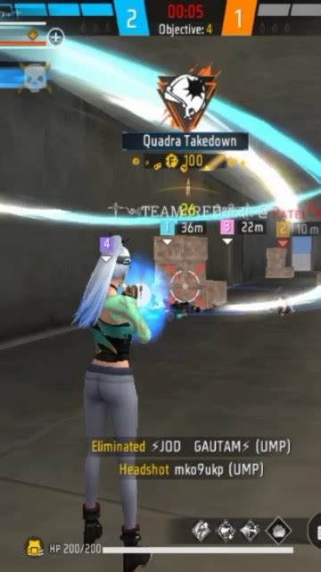1vs4 Cluch In Freefire Game Garenafreefire 😍 Youtube