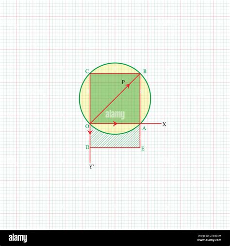 Mathematical Geometric Formulas Abstract Background Stock Vector Image
