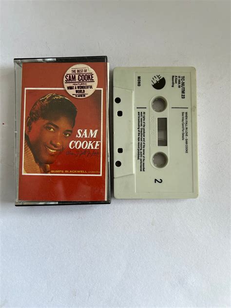 Sam Cooke When I Fall In Love Cassette Tape Etsy