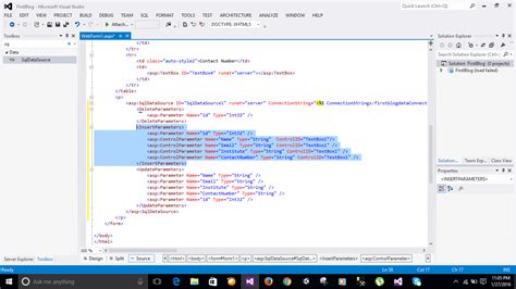 Microsoft Technologies How To Create Form In Webform And Store Data In