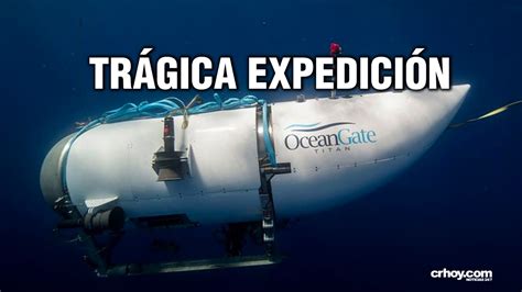 Submarino Titán Sufrió Una Implosión Catastrófica Confirma Guardia