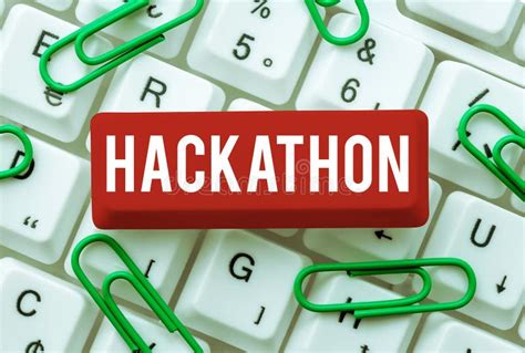 Conceptual Display Hackathon Conceptual Photo Event Where Large Number