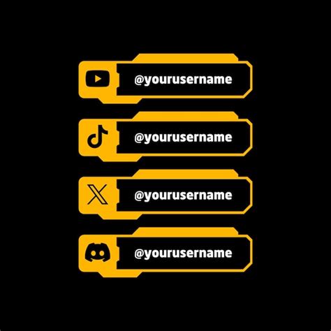 Premium Vector Live Stream Overlay Social Media Discord Or YouTube