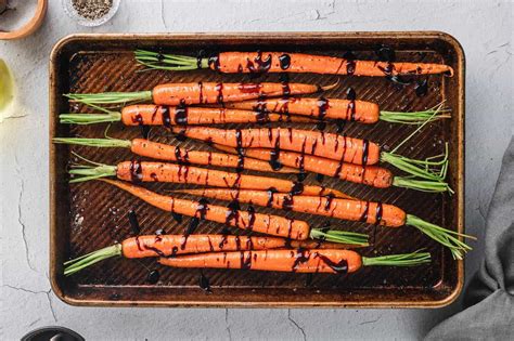 Balsamic Roasted Carrots Foxes Love Lemons