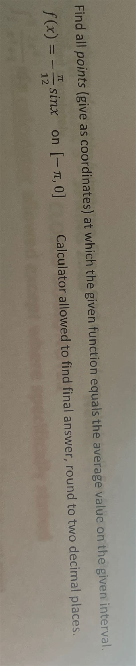 solved find all points give as coordinates ﻿at which the