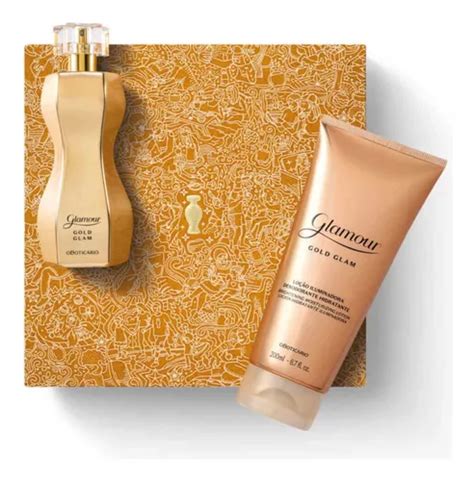 Kit Presente O Boticário Glamour Gold Glam 2 Itens Parcelamento Sem