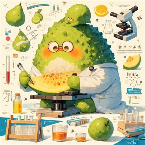 Fantasy Scientist Character Illustration Stock Illustration
