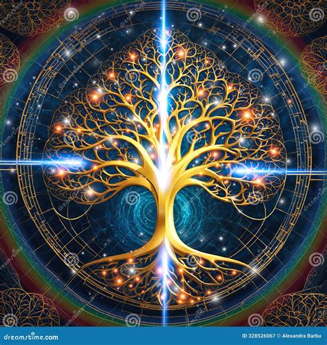 Tree Of Life Meditation Circle Of Life Fulfillment Empowerment Distant Healing Blue Energy