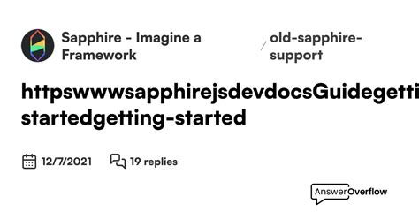 Sapphirejsdevdocsguidegetting Startedgetting Started