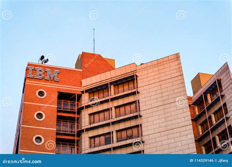 Ibm Office Building In Madrid Editorial Photo Image Of Modern Headquarter 114329146