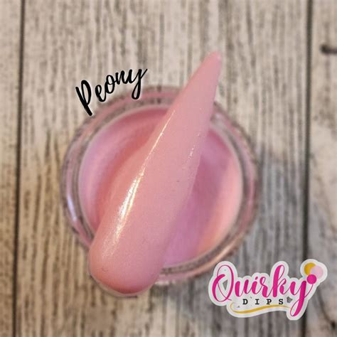 Peony Dip Powder Glow Dip Powder Pink Dip Powder Acrylic Dip Powder