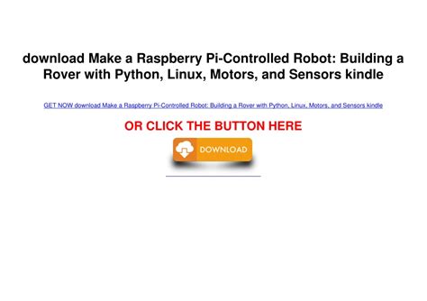 Ppt Download Make A Raspberry Pi Controlled Robot Building A Rover With Python Lin