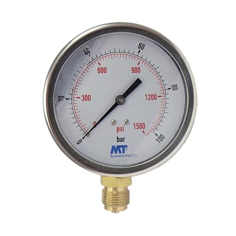 Manometer 100mm Standart 0 100 Bar 14 89