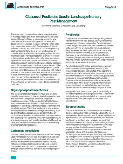 042 Classes Of Pesticides Download Free Pdf Insecticide Pesticide
