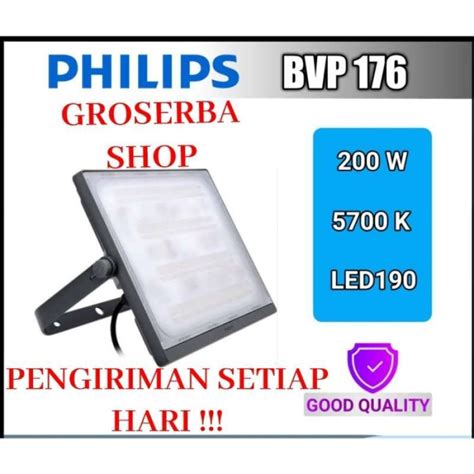 Promo Lampu Sorot Philips Led Bvp 176 200w 5700k Cool White Bvp176 Orignal Diskon 33 Di
