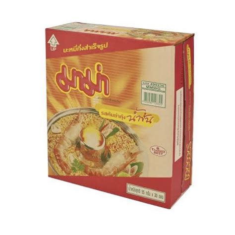 มาม่า รสต้มยำกุ้งน้ำข้น แบบซองยกลัง 55 กรัม30 ซอง Nuttakanprom Thaipick
