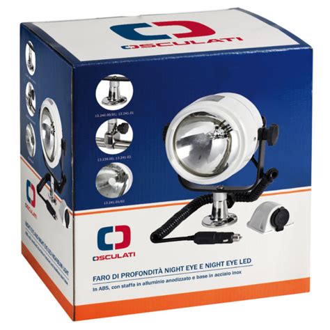OSCULATI Night Eye Projecteur LED longue portée étanche pour le pont du bateau et voilier