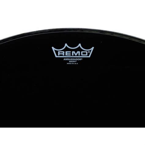 Remo 22 Ambassador Ebony Bass Drum Thomann Uk
