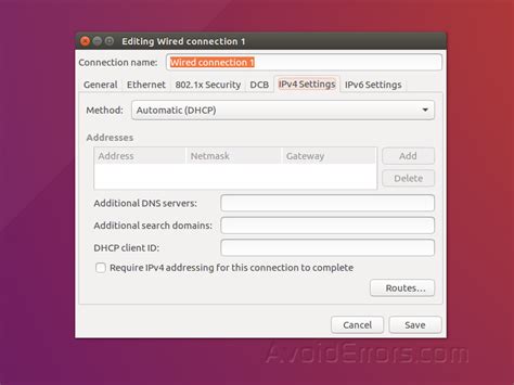 How To Setup Dns In Ubuntu Avoiderrors