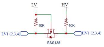 Logic Level Converter 4 Ch Bi Directional Module ProtoSupplies