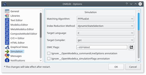 Omedit Openmodelica Connection Editor — Openmodelica Users Guide V1