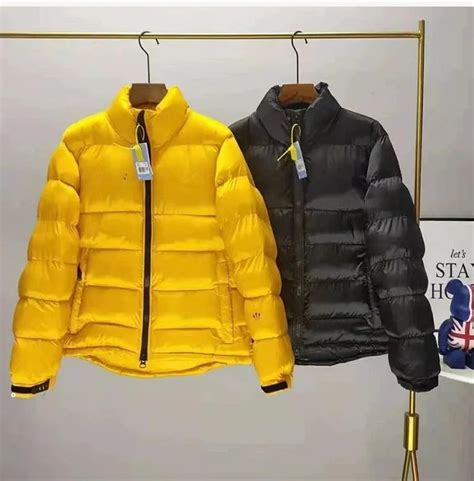 Veste Dhiver Noire En Duvet Pour Hommes Et Femmes Manteau De Styliste Nocta Grand Sur Le Dos