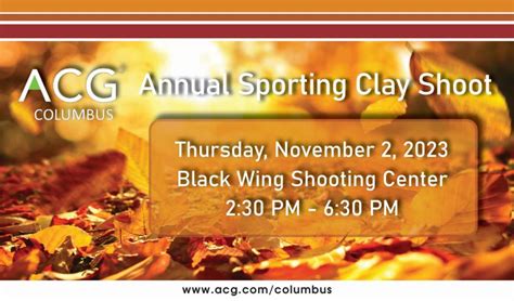 2023 Acg Columbus Annual Clay Shoot Event Acg Columbus