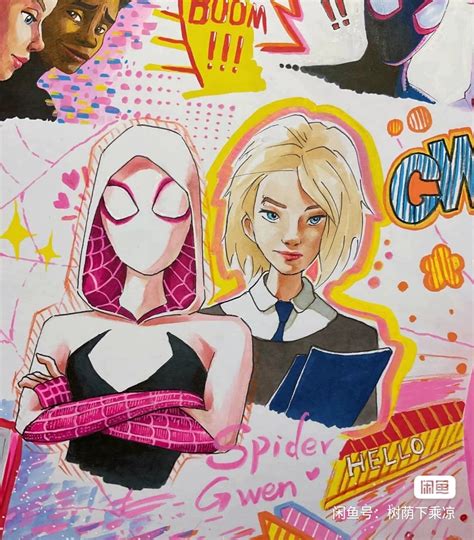 Dc Spider Man：into The Spider Verse Hand Drawing Owens Collections