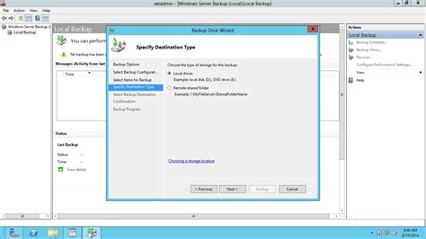 Configurando Windows Server Backup 2012 Para Backup Do System State Agility