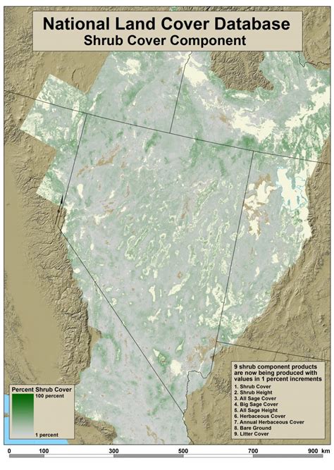 National Land Cover Database Shrub And Grassland Mapping Land