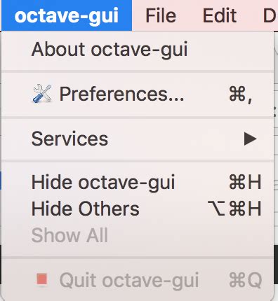 Can T Quit The Octave Gui On MacOS Does Anyone Know What The Issue