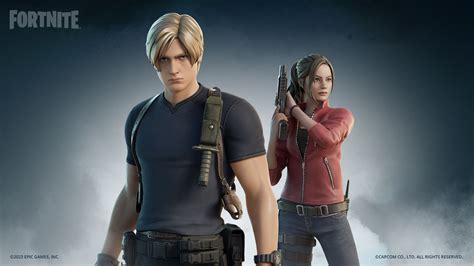 Fortnite Features The Arrival Of Resident Evils Leon S Kennedy And Claire Redfield Igamesnews