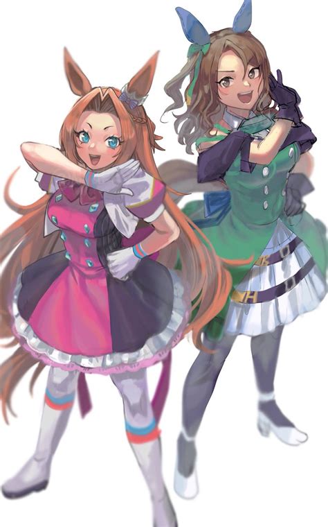 ウマ娘「ウマ娘 カワカミプリンセスさんとキングヘイローさん 」ヤッキーのイラスト