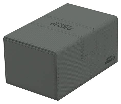 Twin Flipntray 160 Xenoskin Grey Deck Boxes Ultimate Guard
