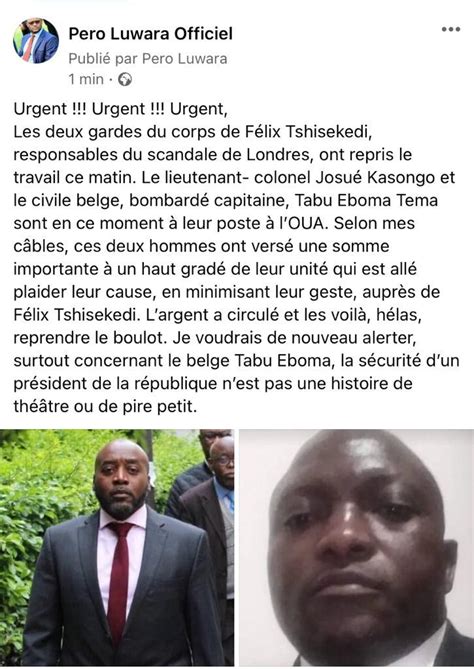SERGE KAMBA on Twitter Comment peroluwara1 peut être informé de tout