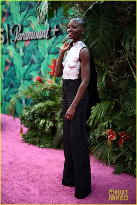 Lupita Nyongo Wears A Silver Breastplate Molded From Her Body At Tony
