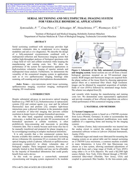 pdf serial sectioning and multispectral imaging system for versatile