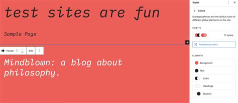 Fse Program Exploration Site Editor Sneak Peek Make Wordpress Test