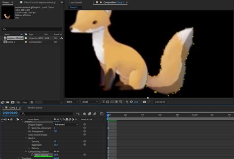 How to Use Puppet Warp in After Effects | aejuice.com