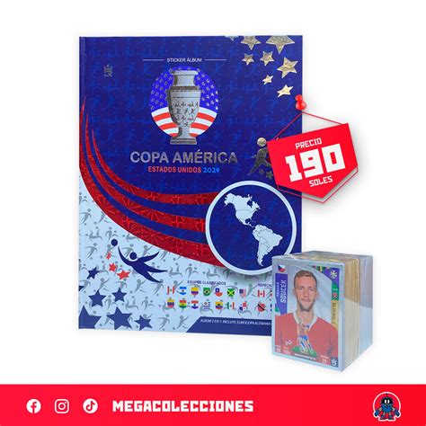 Álbum Tapa Dura Copa América Usa 2024 Panini Set Completo De