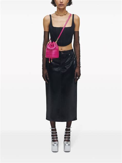 Marc Jacobs The Leather Mini Bucket Bag Farfetch