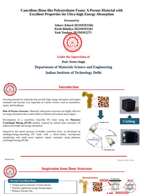 Biomaterial Proposal Pdf Foam Polyurethane